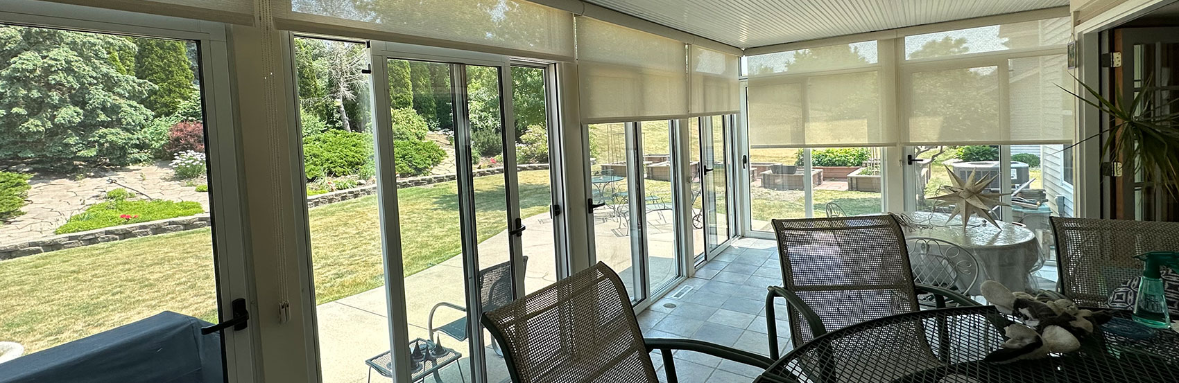 Does Your Sunroom Have TOO Much Sun? | Bay View Shade & Blind